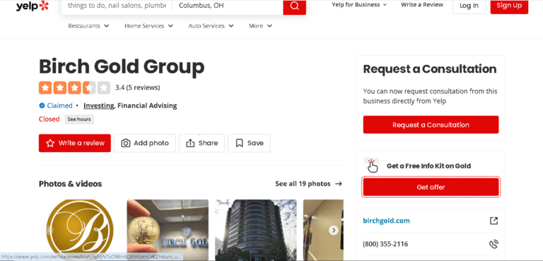 Birch Gold Group Review 2025- Is Birch Gold Group a Scam or Legit ...