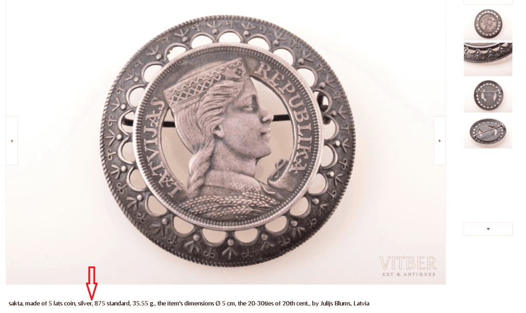What is 875 Silver? What is its Value and What are the Common Hallmarks ...