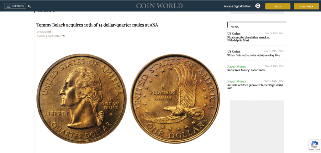 Sacagawea Dollar Coin Errors- What are These? Are They Rare and Do ...
