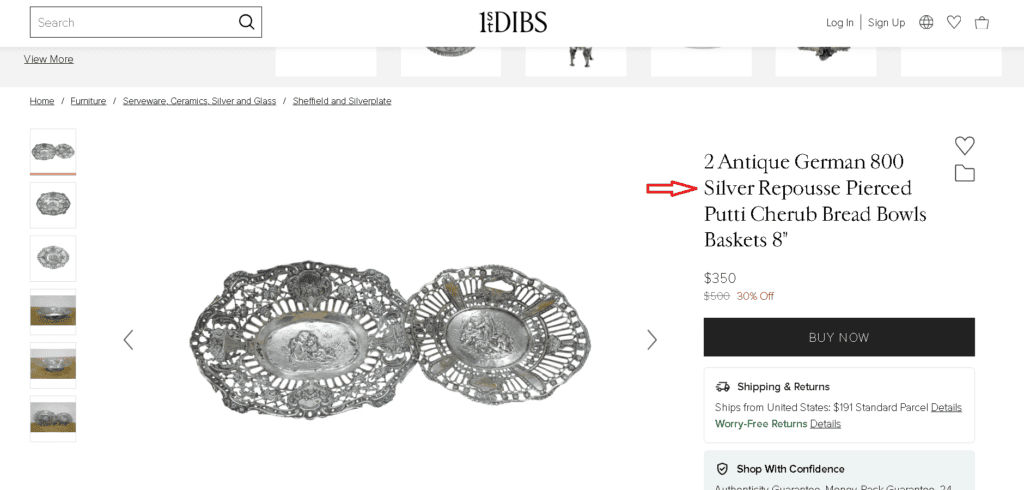 What is 800 Silver (Meaning and Definition)? What is its Value and is ...