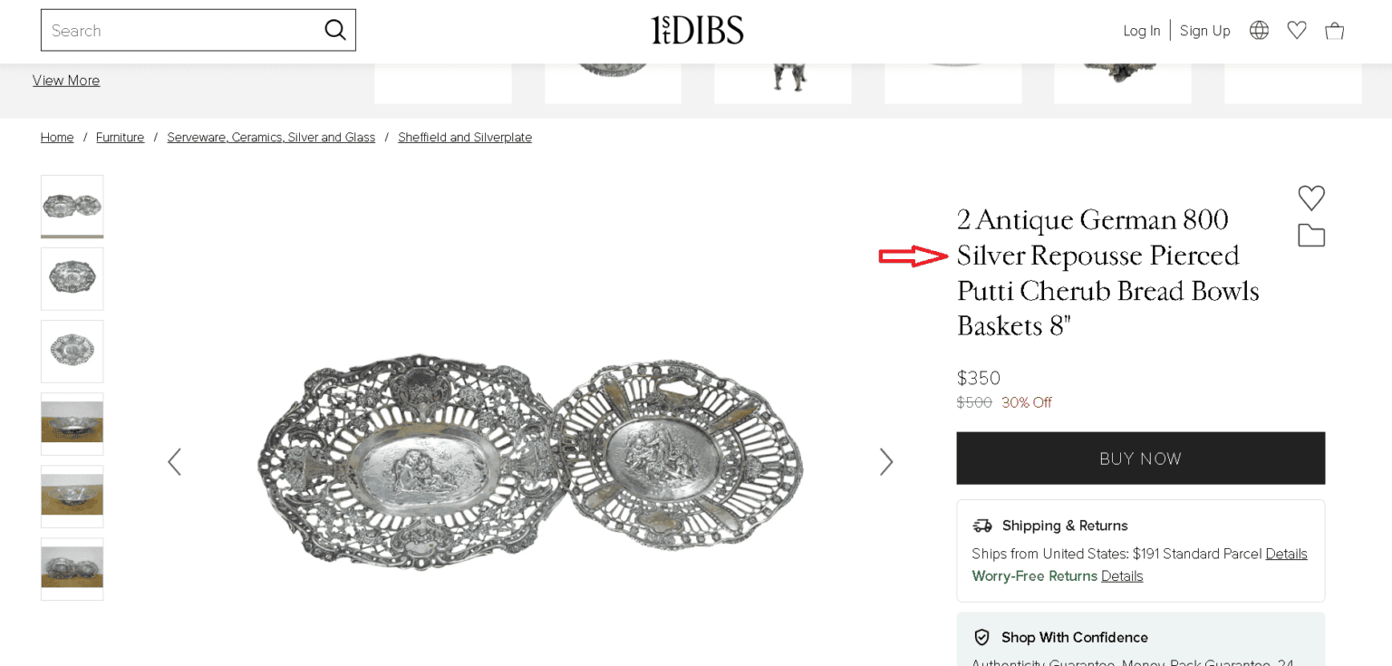 What is 800 Silver (Meaning and Definition)? What is its Value and is ...