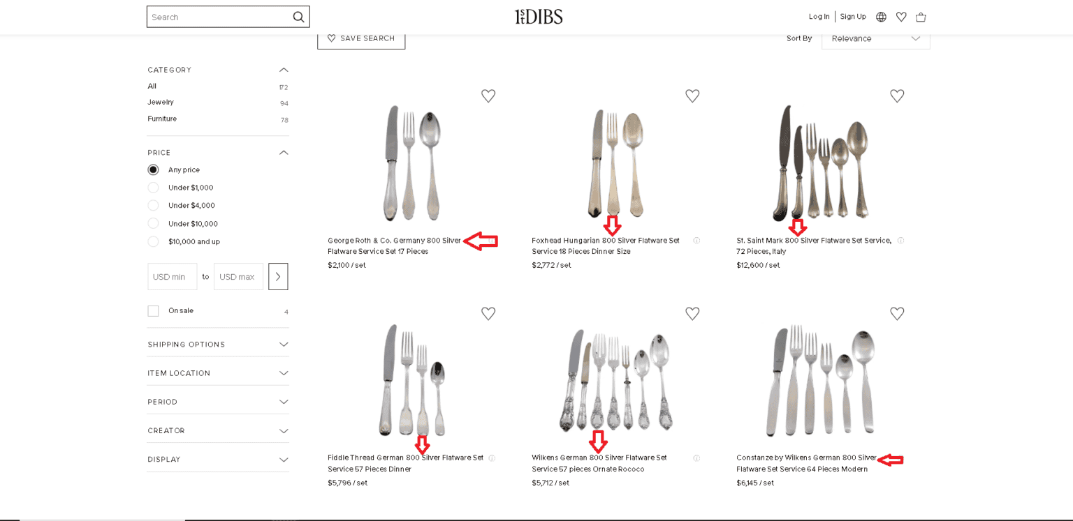 What is 800 Silver (Meaning and Definition)? What is its Value and is ...