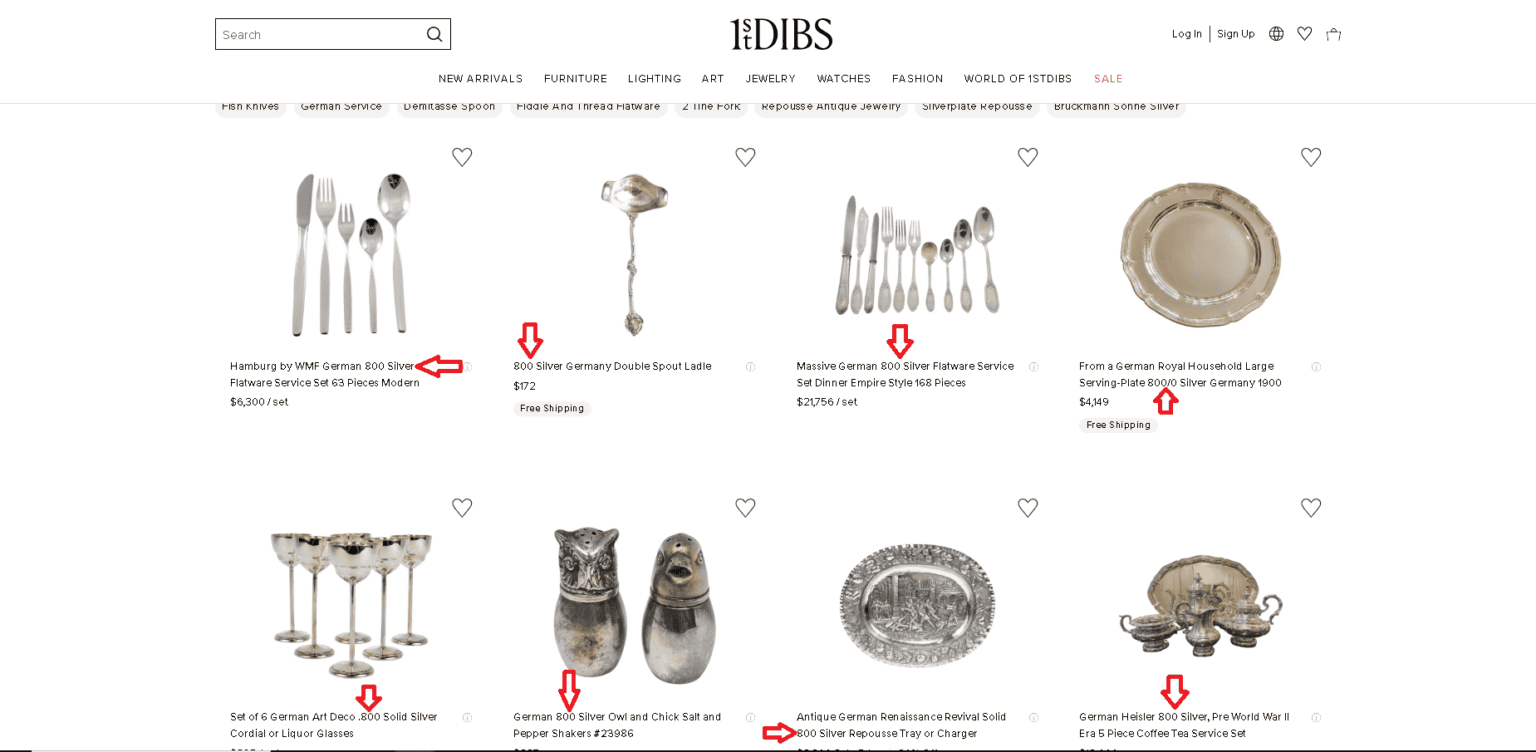 What is 800 Silver (Meaning and Definition)? What is its Value and is ...