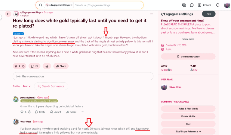 Does White Gold Tarnish? Does it Go Yellow and Green and How to Prevent ...